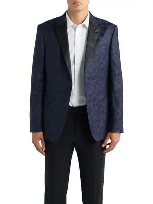 John Varvatos Brooklyn Wool Blend Sport Coat - Navy