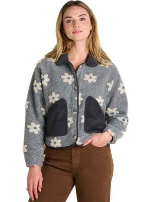 TOAD & CO Sespe Jacket - Heather Grey Pattern