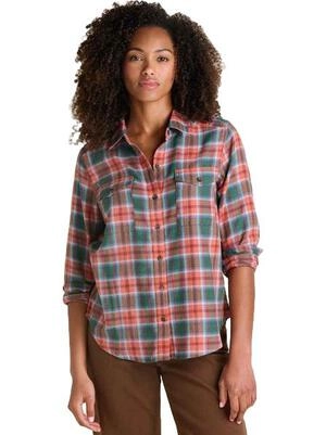 TOAD & CO Re-form Long Sleeve Shirt Clay Pattern