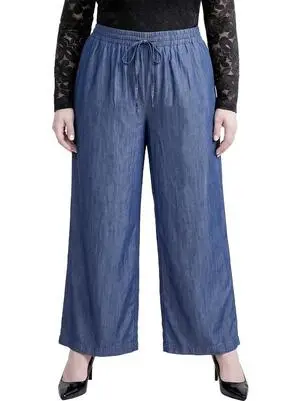 STANDARDS & PRACTICES High Waist Wide Leg Jeans - Rinse
