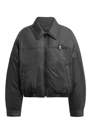 COACH Heritage C Blouson Puffer - Black
