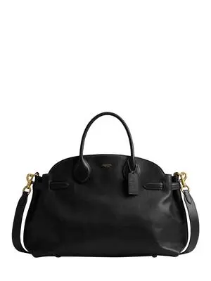 COACH Soft Empire Carryall Bag 40 - Brass/black