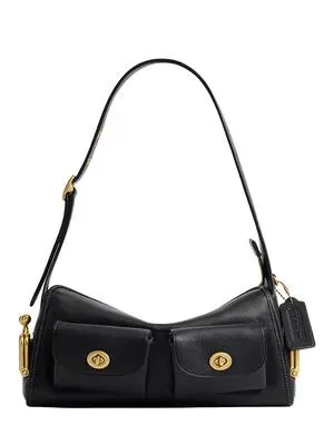COACH Turnlock Haversack Bag 27 - Brass/black