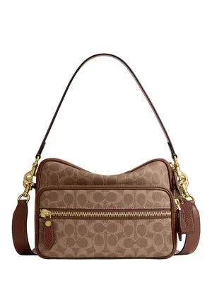 COACH Dakota Crossbody Bag In Signature Upcraftedleather - Tan Multi
