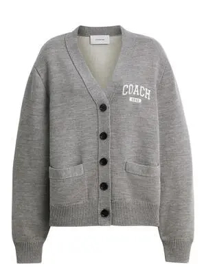 COACH OUTLET Double Faced Button Down Cardigan