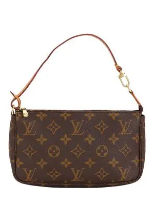 LOUIS VUITTON Monogram Pochette Accessoires Shoulder Bag - Brown
