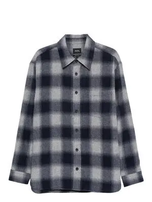 A.p.c. A.P.C. Grey Shirts Men Gray