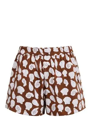 PALM COLLECTIVE Brown Tide Pool Shorts