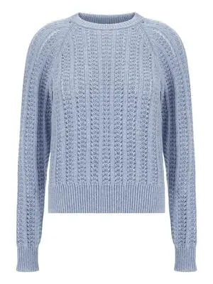 Paul & Shark Piuma Wool Crew-neck Sweater - Blue