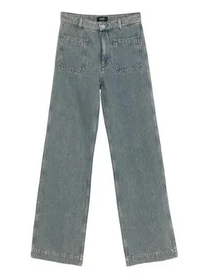 A.p.c. Denim Straight-leg Jeans - Blue