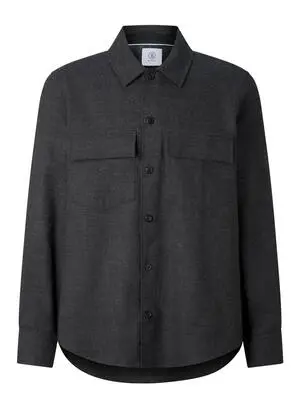 Bogner Heiko Virgin Wool Shirt - Anthracite