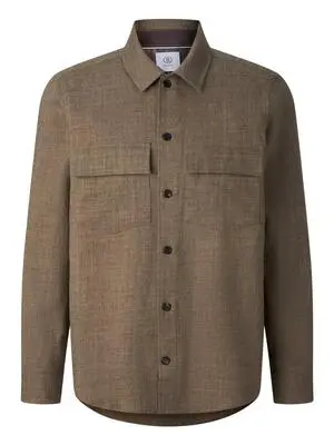 Bogner Heiko Virgin Wool Shirt - Brown