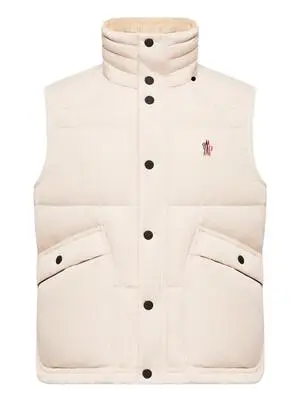 Moncler Evans Down Vest Beige