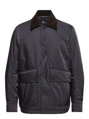 MONCLER Louron Corduroy-Trimmed Short Down Jacket