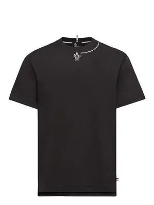 Moncler Coordinates Logo Cotton T-shirt - Black