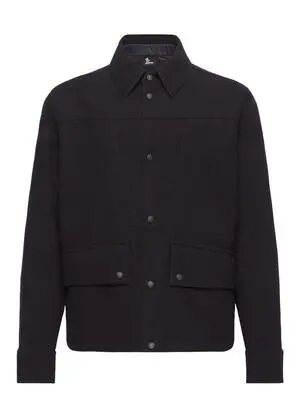 Moncler Interlock Long Sleeve Shirt Blue