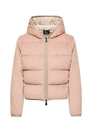 Moncler Polartec® Padded Zip-up Hoodie - Pink