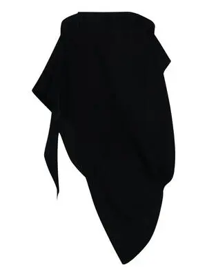 CFCL Ac Milan Asymmetric Strapless Top - Black