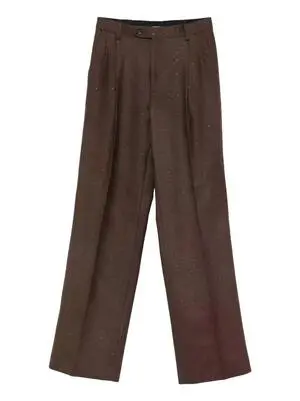 SANDRO Crystal-embellished Pleated Trousers