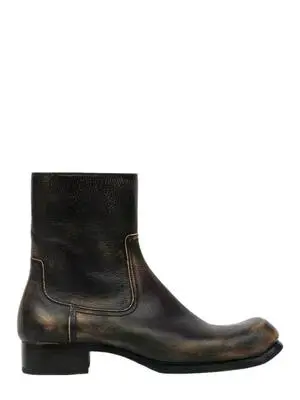 MAISON MARGIELA Float Ankle Boots - Brown