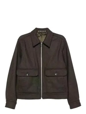 Paul Smith Zip-up Flap-pocket Jacket - Brown