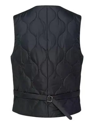 Comme Des Garçons Quilted Wool Waistcoat - Brown