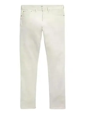 Polo Ralph Lauren Logo-embroidered Slim-fit Jeans - Neutrals