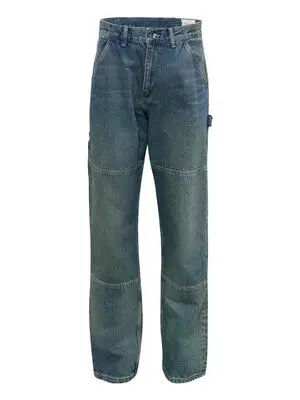 Rag & Bone Panelled Carpenter Jeans - Blue