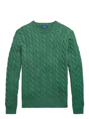 Polo Ralph Lauren Cable-knit Cotton Sweater - Green