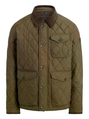 Polo Ralph Lauren Quilted Corduroy-collar Jacket Brown