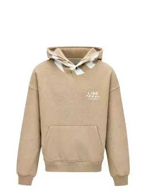 Off-White Reverse Textured Hoodie Neutrals