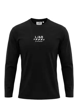 Off-White L/ab Diagonal Long-sleeve T-shirt - Black