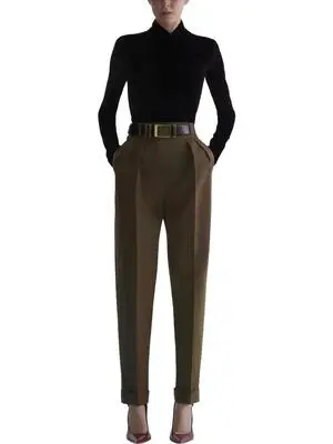 MUGLER Scarf Bodysuit - Black