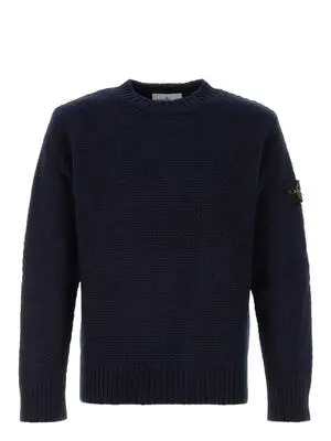 Stone Island Loose Ribbed Crewneck Sweater - Blue