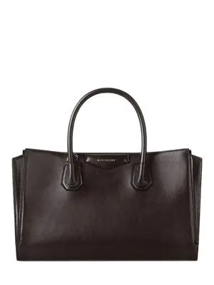 Givenchy Bag "catchall Antigona" Small In Glossy Calf Leather - Brown