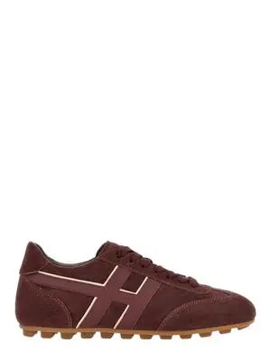 Hogan Sneakers " Olympia" In Suede - Red