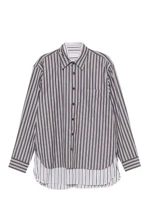 DRIES VAN NOTEN Camber Shirt Brown