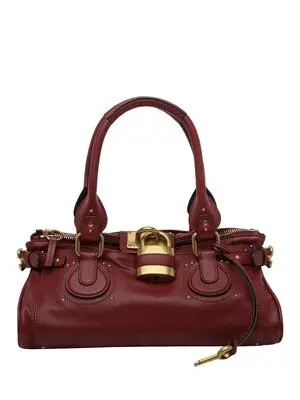 Chloé Paddington Handbag - Red