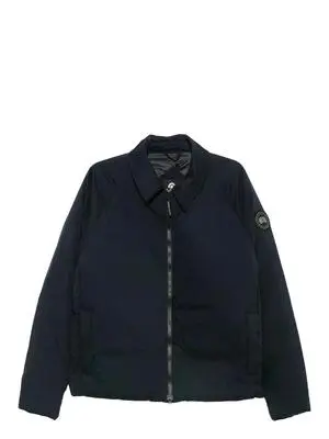 Canada Goose Logo-patch Raglan-sleeve Jacket - Blue