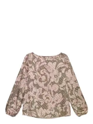 Malìparmi Sweet Foliage Reversible Blouse - Pink