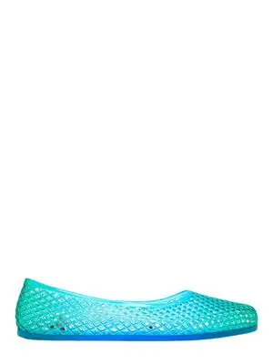 ANCIENT GREEK SANDALS Iro Lattice Ballet Flats Blue