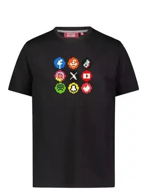 MOSTLY HEARD RARELY SEEN 8-BIT Graphic-print T-shirt - Black