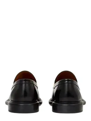 Givenchy Pinch Loafers In Brushed Leather - Black