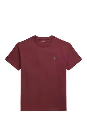 Polo Ralph Lauren Embroidered-logo T-shirt Red