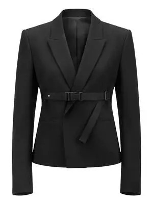 Rick Owens Alice Buckled-strap Jacket - Black