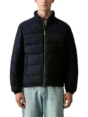 TRUSSARDI Quilted High-neck Jacket - Blue