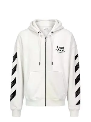 Off-White Logo-print Hoodie - White