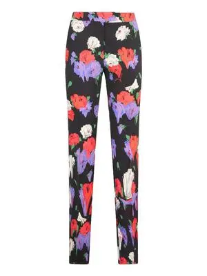 MOSCHINO Floral-print Trousers