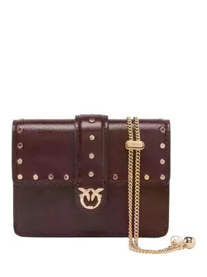 PINKO Love Birds Stud-embellished Mini Bag