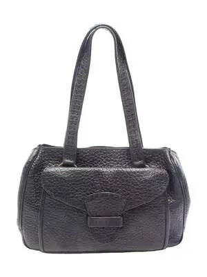 PRADA 2000s Grained Leather Tote Bag